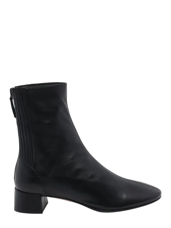 AQUAZZURA Tres Honore' Pump Booties - Black