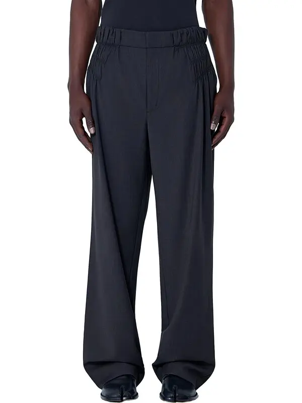 KIKO KOSTADINOV Elasticated Waist Tailored Trousers - Brown
