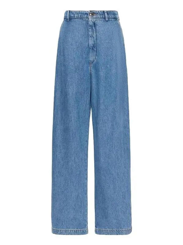 Sportmax Denim Wide-leg Jeans - Blue