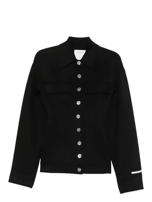 Sportmax Fitted Virgin Wool Jacket - Black