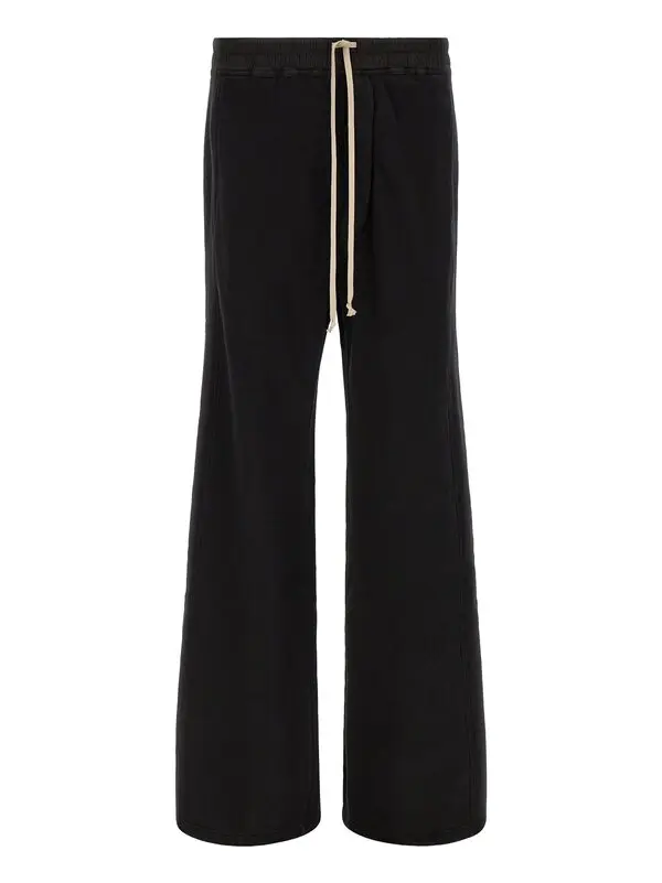 Rick Owens Wide Pusher Trousers - Black