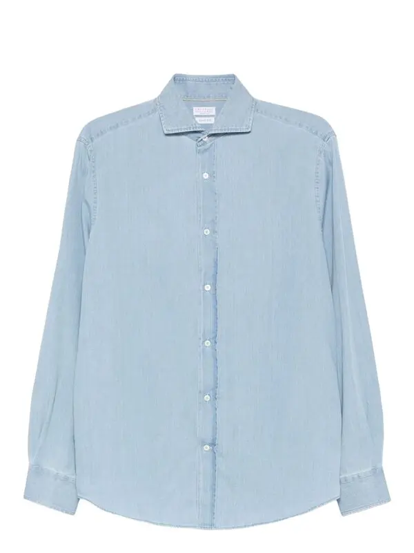 Brunello Cucinelli Cotton Shirt - Multicolor