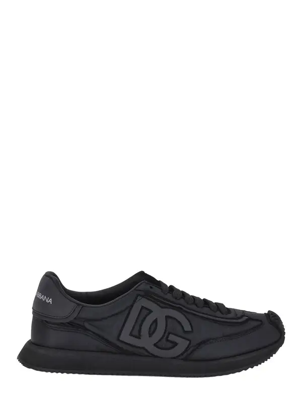 Dolce & Gabbana Leather Sneakers - Black