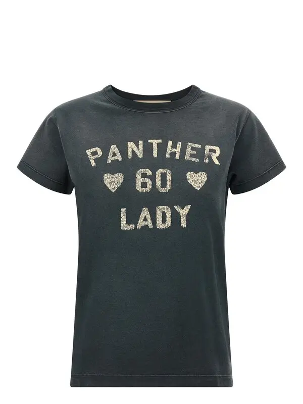Valentino Garavani Panther Lady T-shirt - Gray