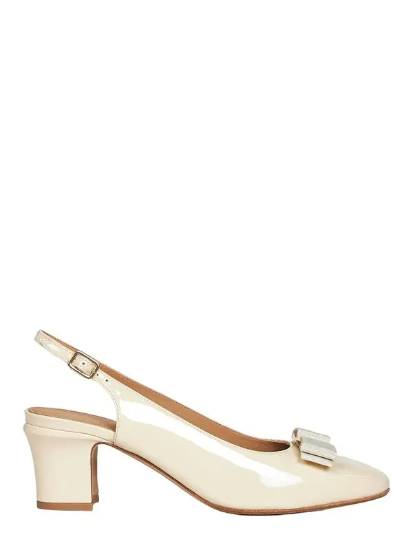 FERRAGAMO Mascarpone Vara Bow Slingback Pumps - Multicolor