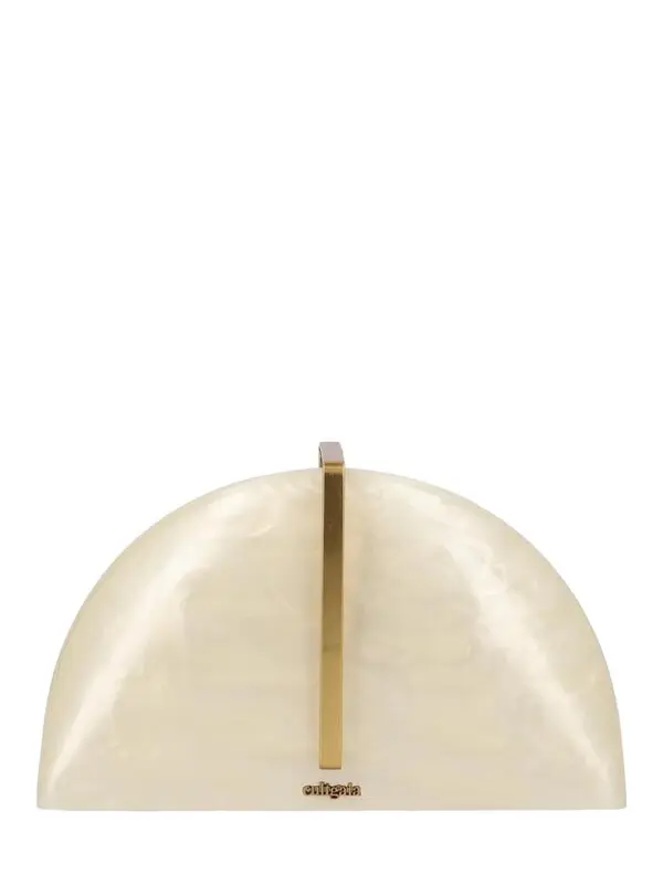 Cult Gaia Laguna Acrylic Clutch - Cream