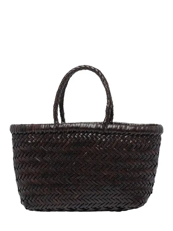 Dragon Diffusion Mini Flat Gora Handbag - Brown