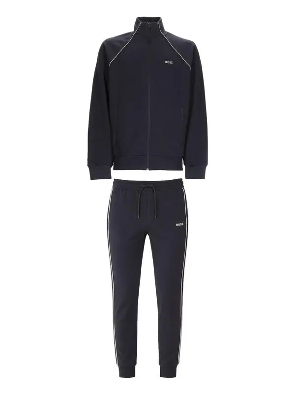 BOSS Set Tracksuit Con Logo - Blue