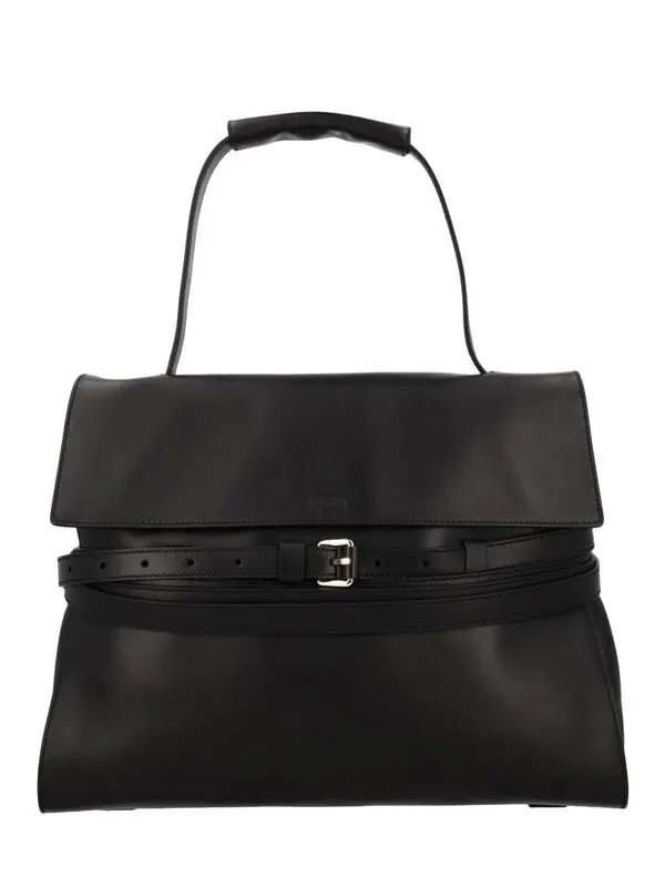 Moschino Borsa Tie Me Medium - Black