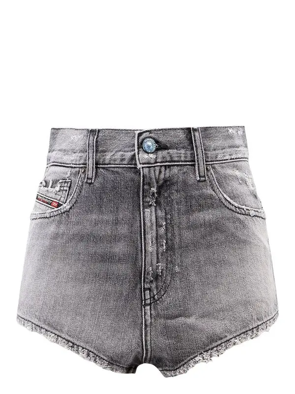 DIESEL® Destroyed Effect Denim Shorts - Multicolor