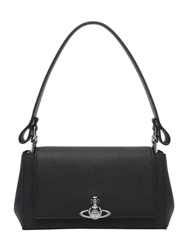VIVIENNE WESTWOOD Medium Hazel Shoulder Bag - Black