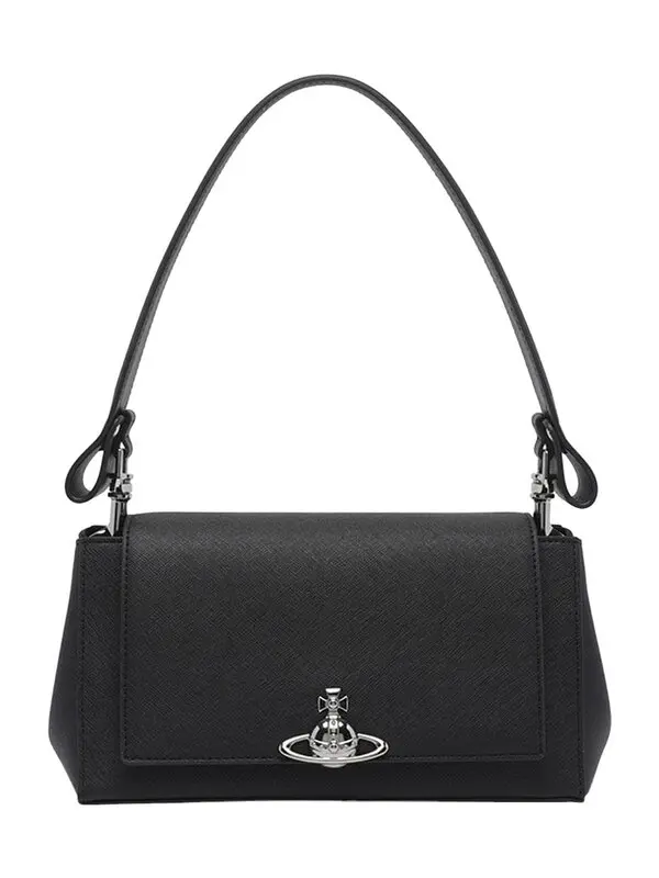 VIVIENNE WESTWOOD Medium Hazel Shoulder Bag - Black