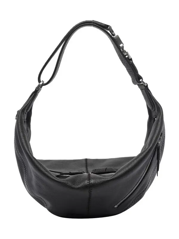 LEMAIRE Mini Quiver Clip Bag - Brown