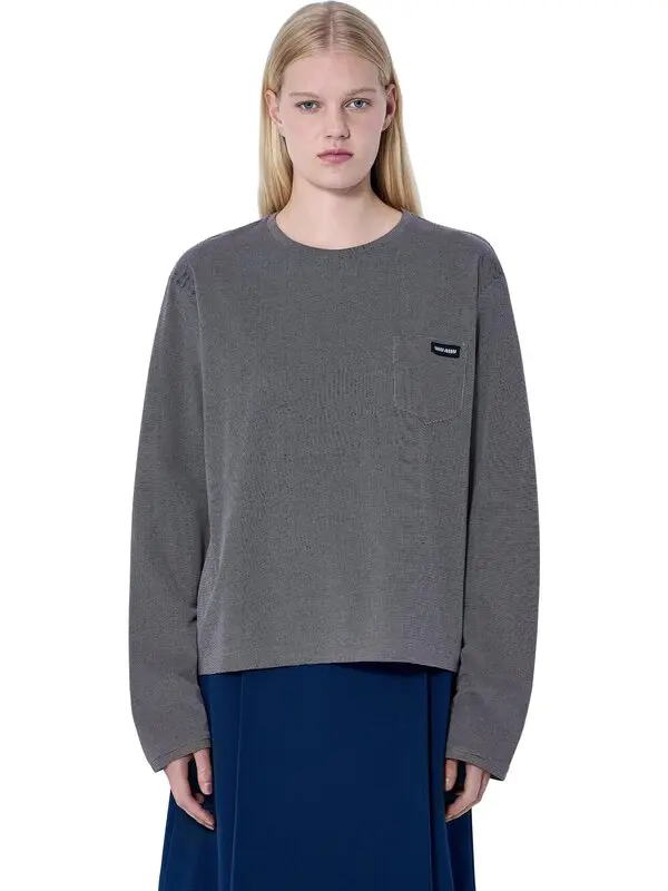 Miu Miu Jacquard Jersey T-shirt - Multicolor