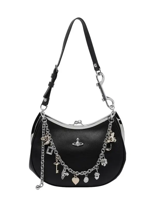 VIVIENNE WESTWOOD Charm Frame Purse - Black
