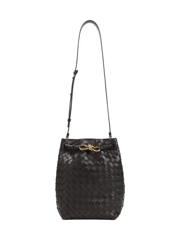Bottega Veneta Andiamo Bucket Bag - Brown