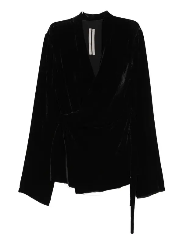 Rick Owens Velvet Cardigan - Multicolor