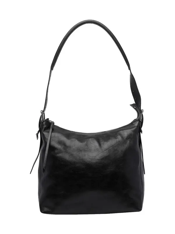 LEMAIRE Small Belted Hobo Bag - Brown