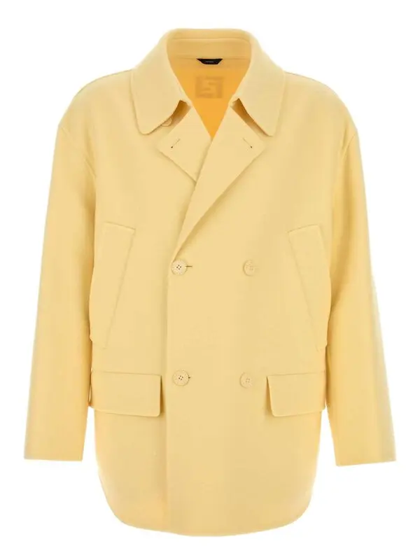 Fendi Flannel Blazer - Yellow
