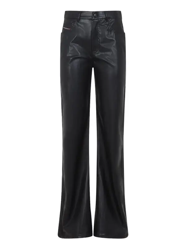 DIESEL® P-lain Eco Leather Pants - Black