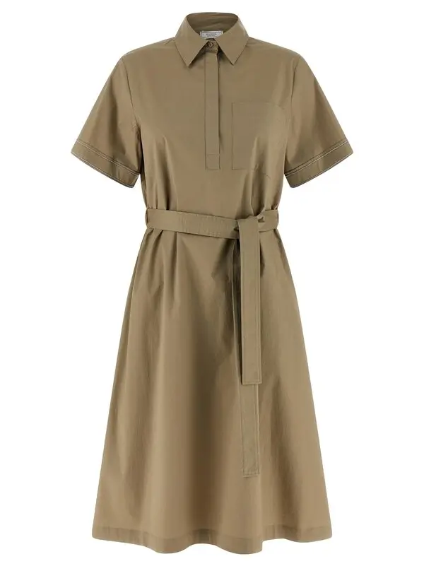 Peserico Chemisier Dress - Green