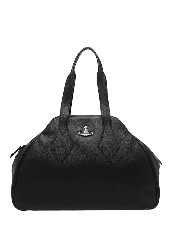 VIVIENNE WESTWOOD Large Yasmine Shoulder Bag - Black