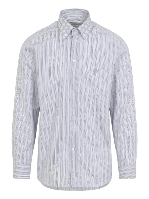 Etro Roma Logo Shirt - Blue