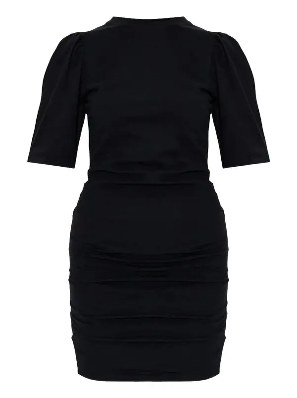Isabel Marant Étoile Mylda Cotton Dress With Gathered Details - Black