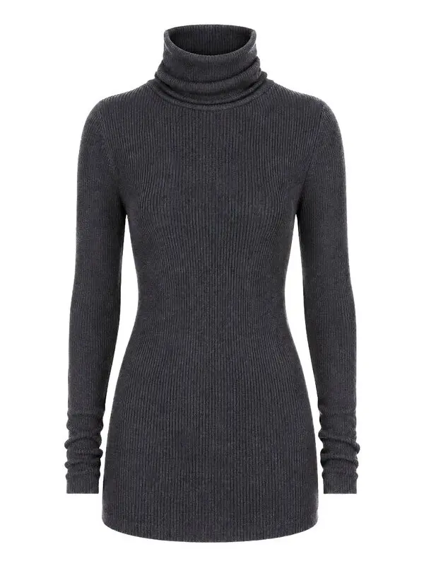 Rick Owens Wool Turtle-neck Sweater - Multicolor