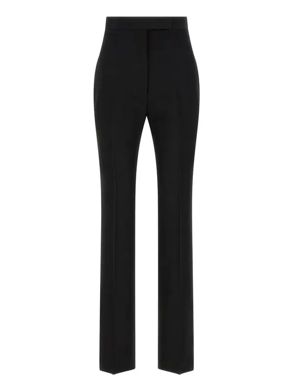 TOM FORD Sharp Wool Tuxedo Trousers - Black