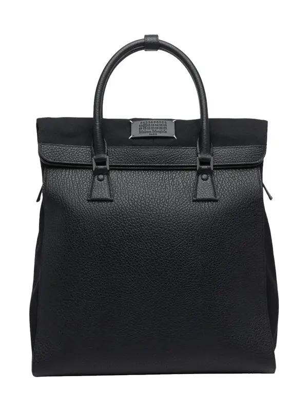 MAISON MARGIELA 5ac Daily Vertical Convertible Bag - Black