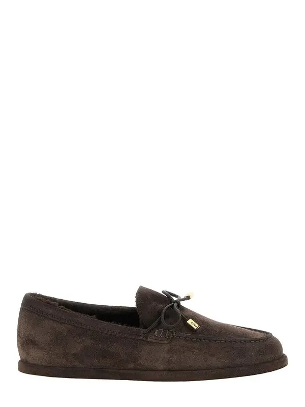 TOD'S Suede Loafers - Brown