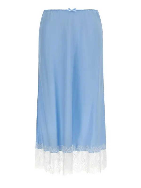 Moschino Lace Skirt - Blue