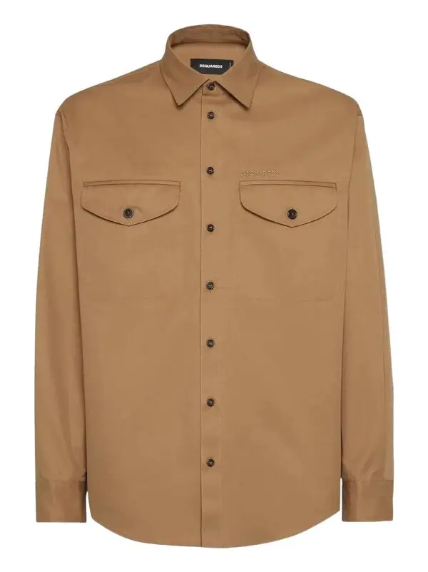 Dsquared2 Utility Cotton Shirt - Multicolor