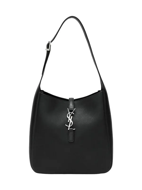 Saint Laurent Small Le 5 Ã€ 7 Leather Bag - Black