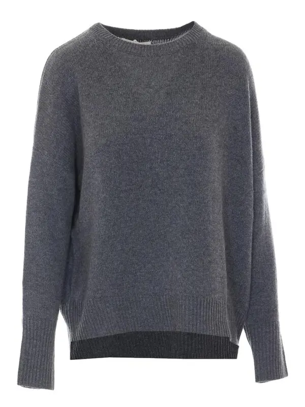 LISA YANG Mila Cashmere Sweater - Gray