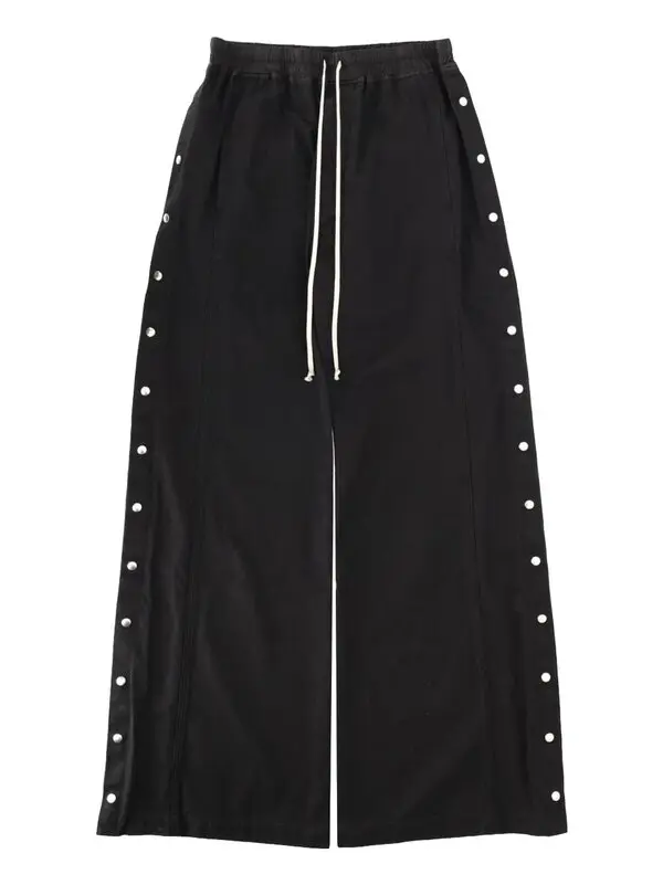 Rick Owens Pantalone Wide Pusher - Black