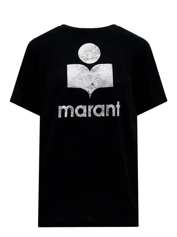 Isabel Marant Étoile Marant Zewel Linen T-shirt - Black
