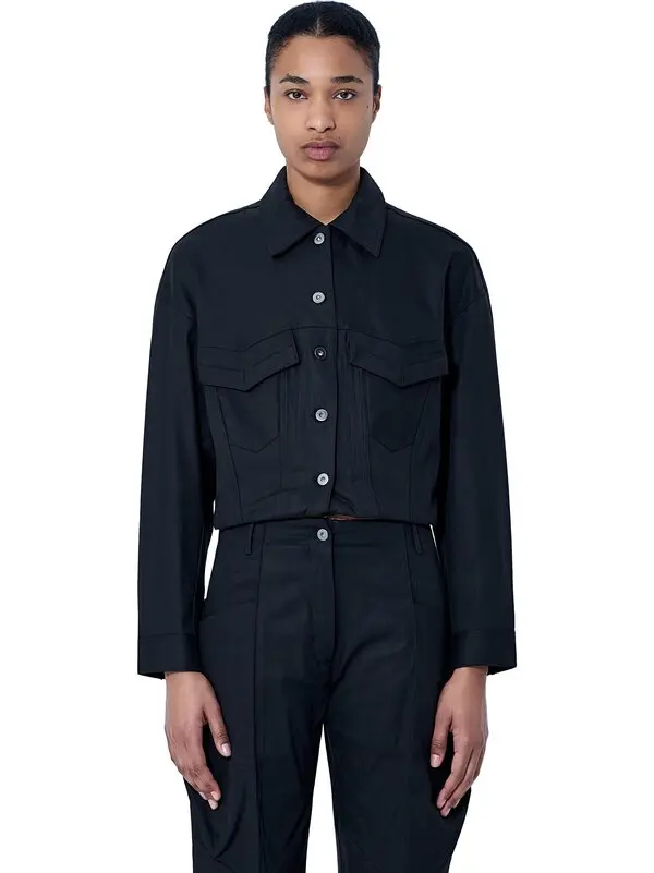 KIKO KOSTADINOV Centennial Cropped Jacket - Black