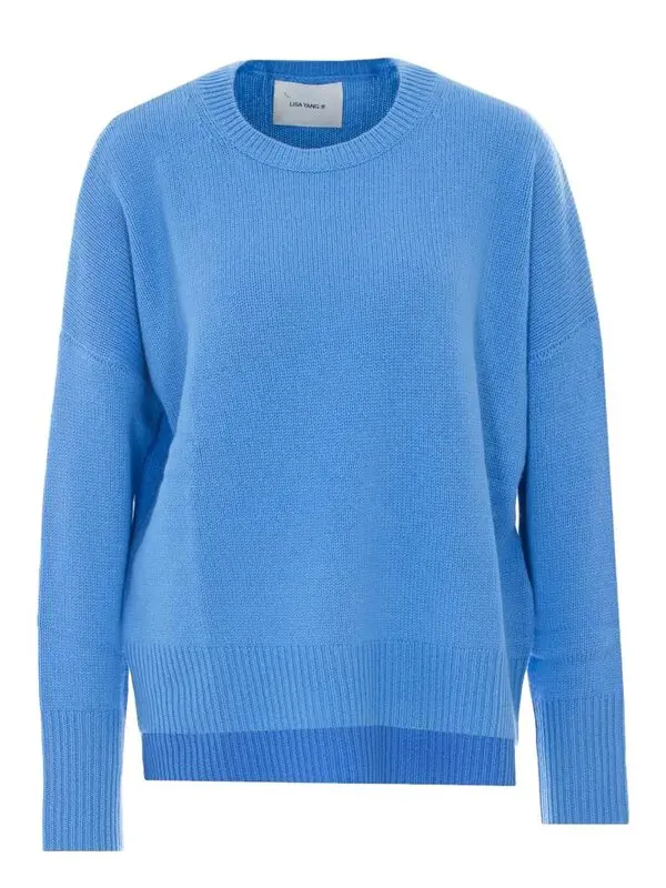 LISA YANG Mila Cashmere Sweater - Blue