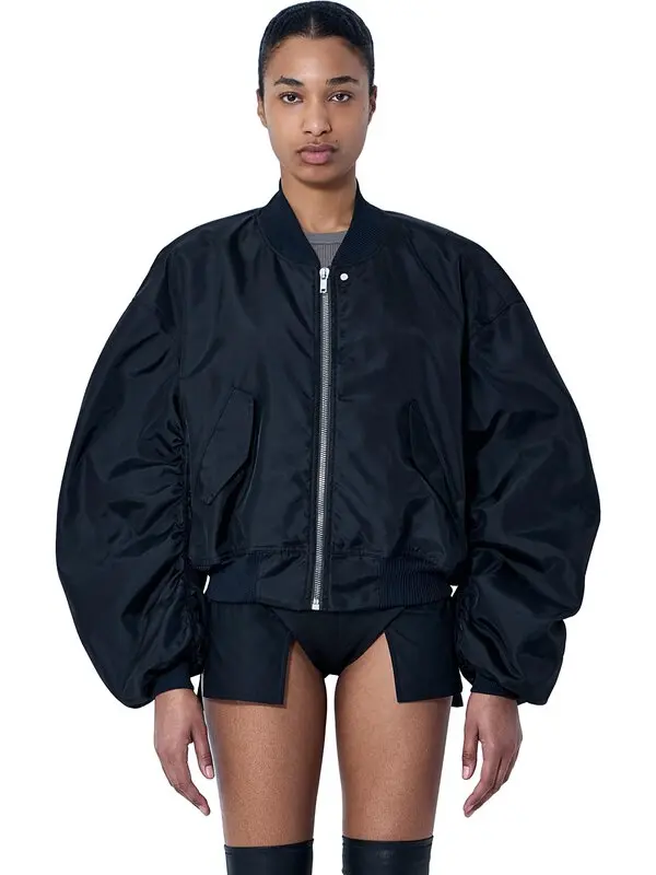 Rick Owens Oversized Bomber Jacket - Black