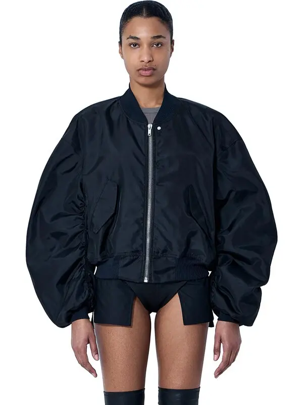 Rick Owens Oversized Bomber Jacket - Black