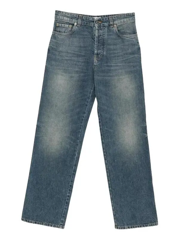 Miu Miu Denim Straight-leg Jeans - Blue