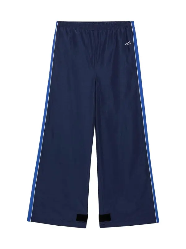 Balenciaga Techwear Jogger Pants In Navy Cotton Blend - Blue