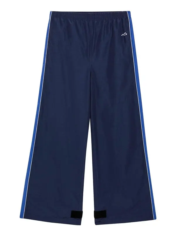 Balenciaga Cotton Blend Jogger Pants - Blue
