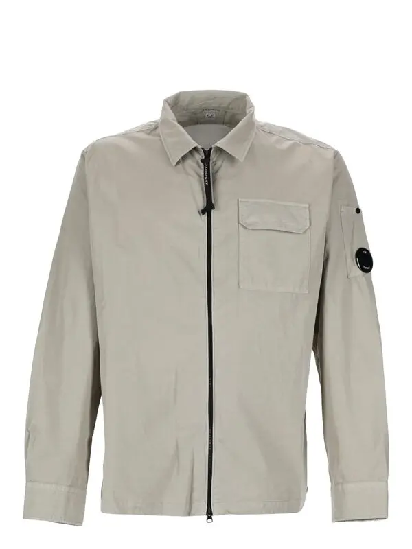 C.P. COMPANY Overshirt Con Zip - Gray