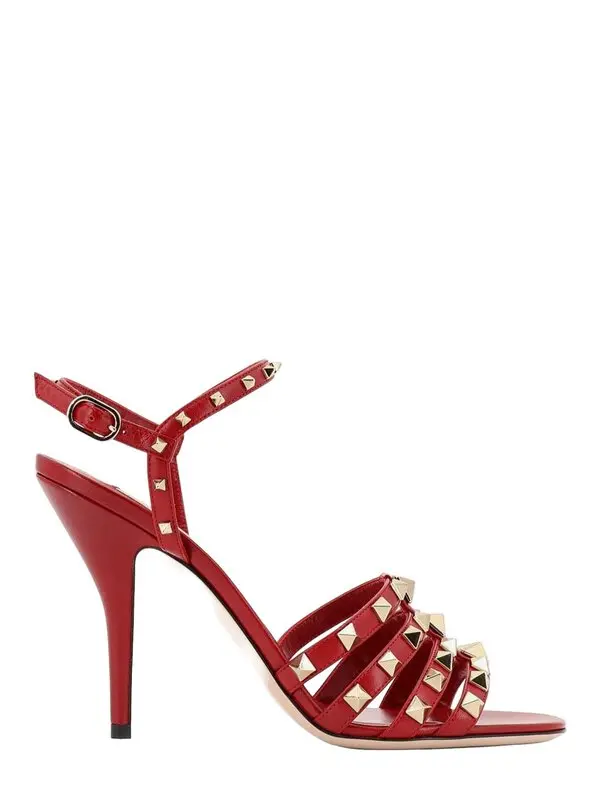 Valentino Garavani Rockstud Leather Sandals - Multicolor