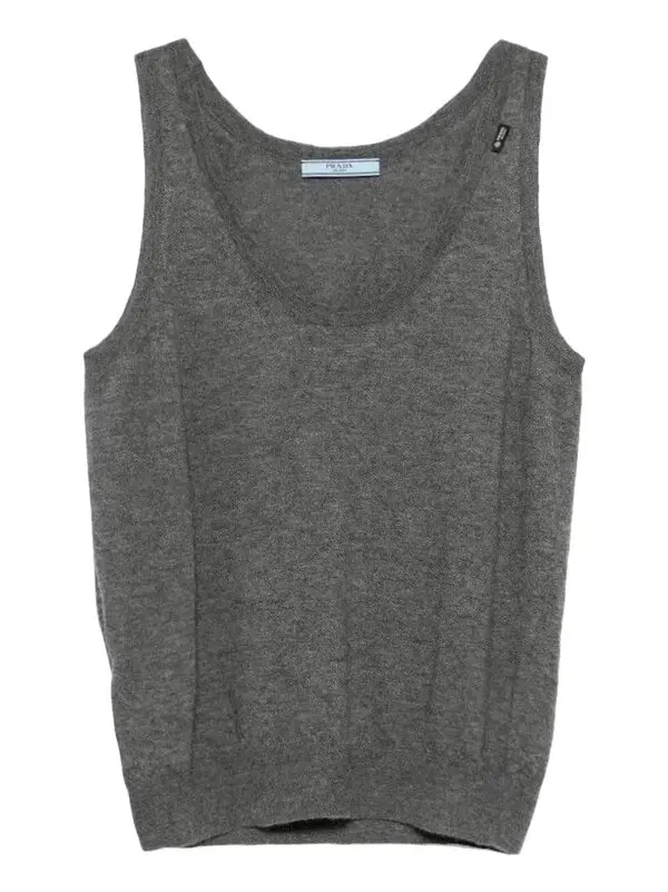 Prada Cashmere V-neck Vest - Multicolor