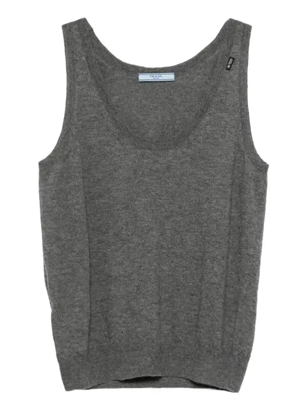 Prada Cashmere V-neck Vest - Multicolor