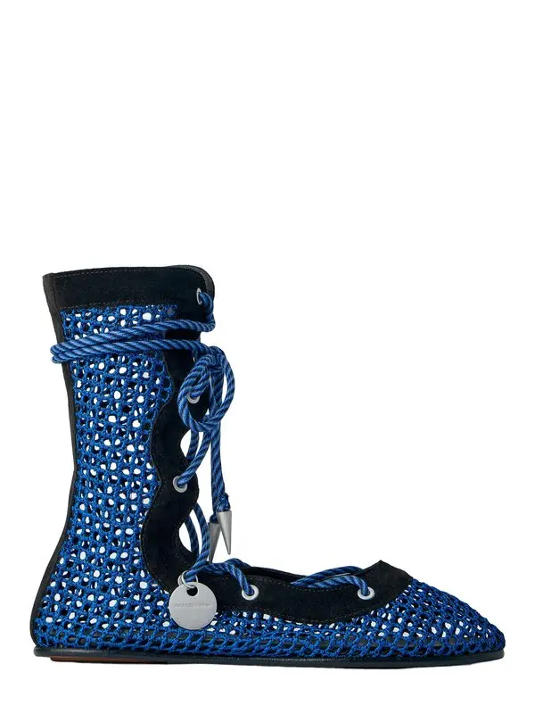 KIKO KOSTADINOV Reticella Lace-up Boot - Blue
